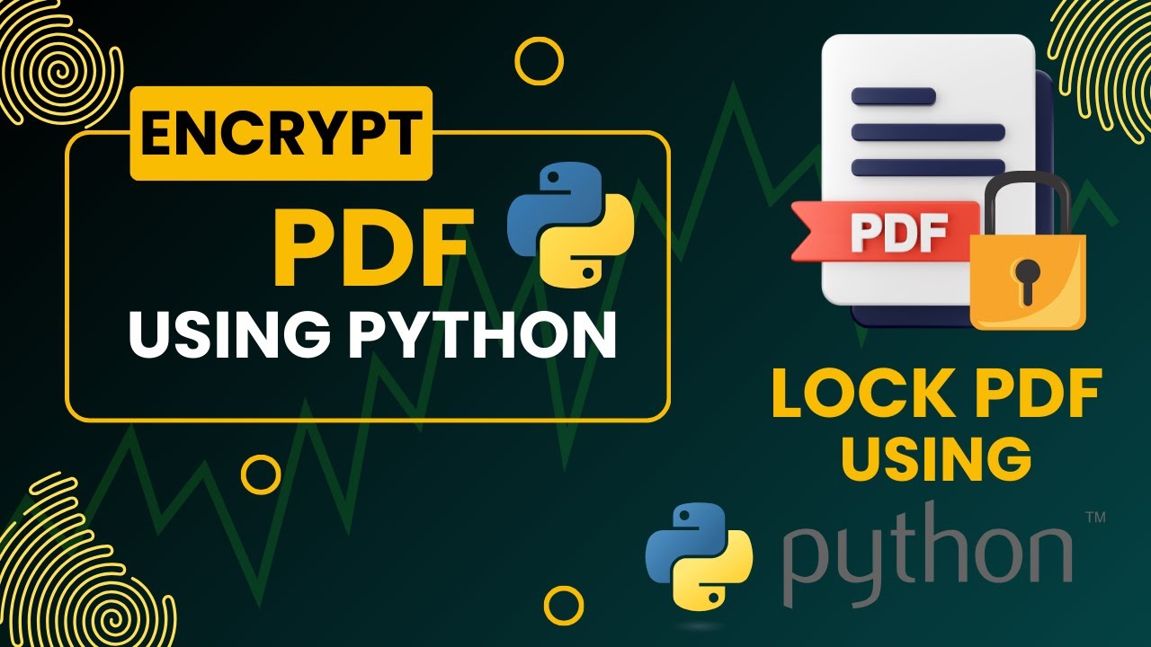 Password protected pdf using python | encrypt your pdf using python