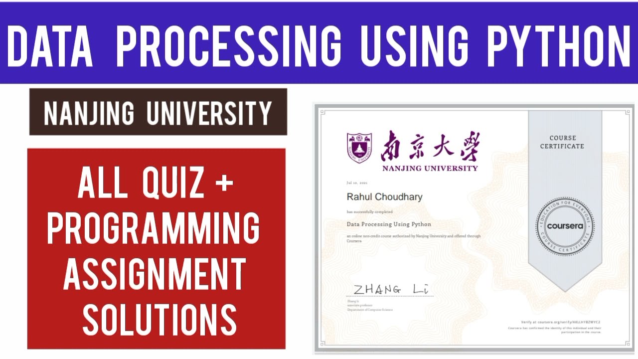 Coursera Data Processing Using Python Answers Nanjing University ,6-th Monisen number Assignment