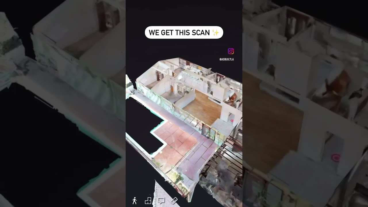 Never take photos when you can 3D Scan #architecture #asbuilt #matterport
