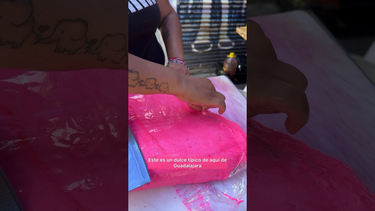 TURRÓN #mexico #guadalajara #candy #turismo #streetfood #food #foodblogger #tiktok #instagram #fyp