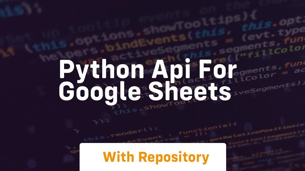 python api for google sheets