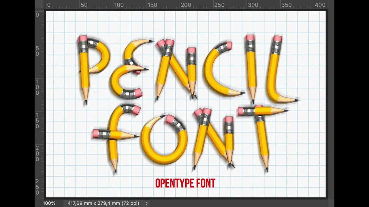 Pencil Font