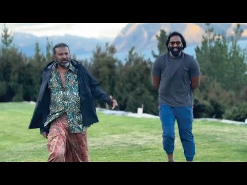 Mohan Babu Making Super Fun WIth Vishnu Manchu During Kannappa Shoot | Manastars