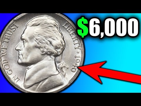 1940 Jefferson Nickel Error Coins Worth More than 5 Cents!