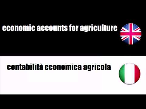 ENGLISH ITALIAN accounting