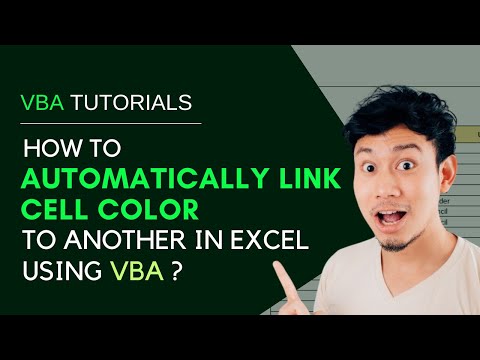 How to Automatically Link a Cell Color to Another in Excel Using VBA