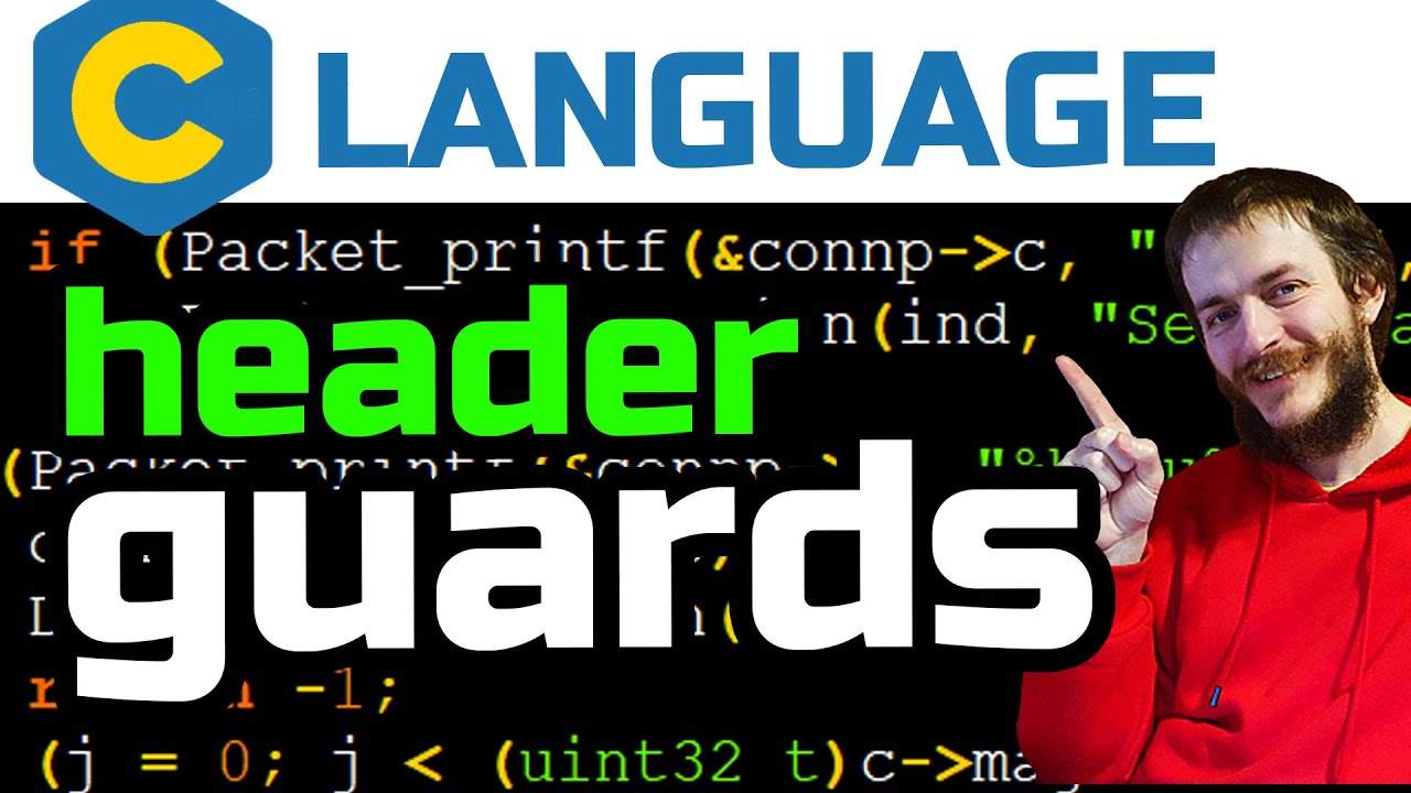 6) C language GUIDE: header guards (preprocessor directives)