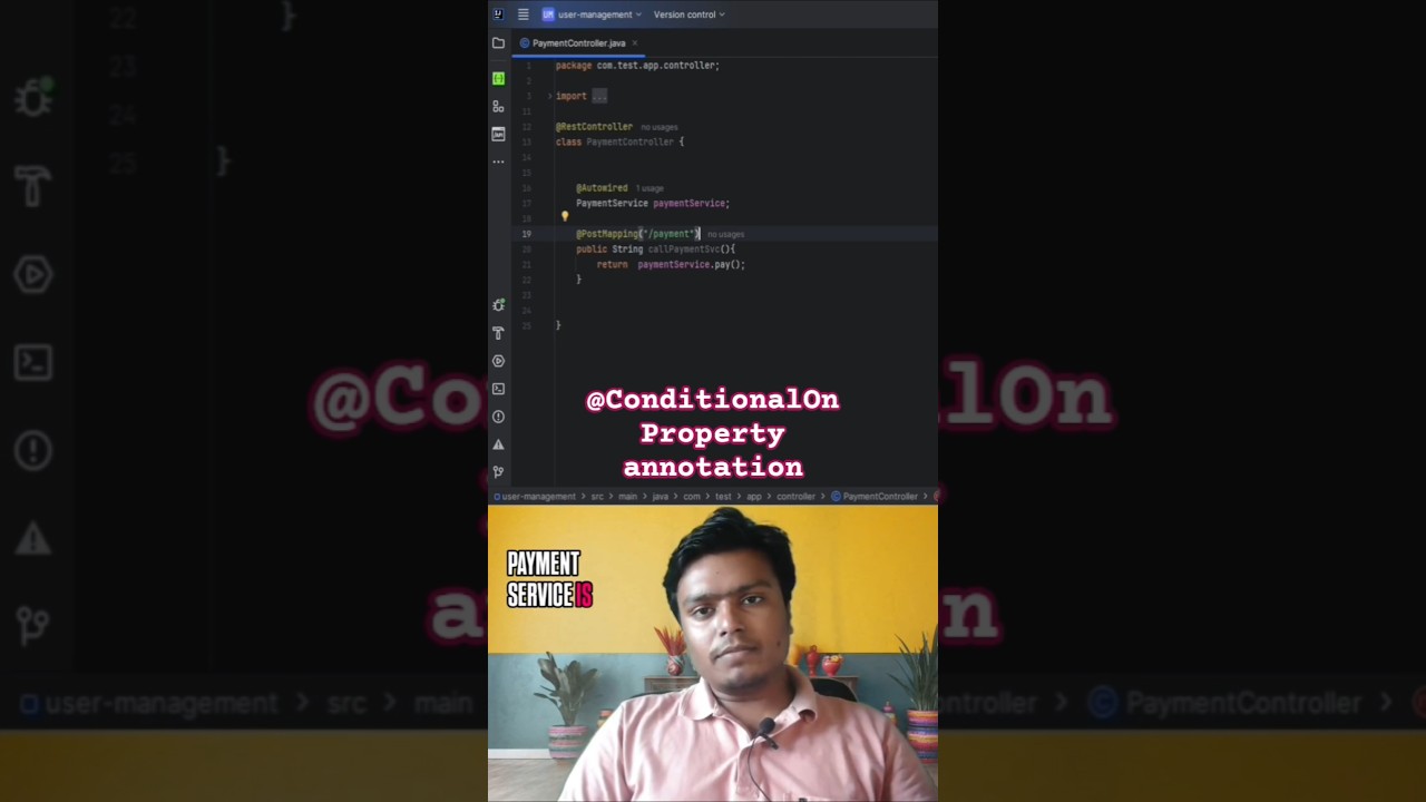 @ConditionalOnProperty annotation in SpringBoot. #coding #springboot #javaprogramming #java #coder