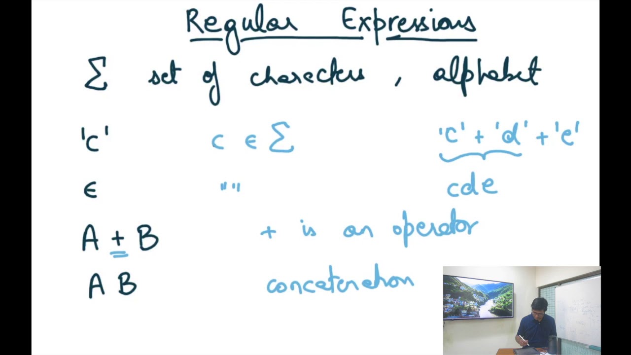 Compiler Design Module 6 : Regular Expressions