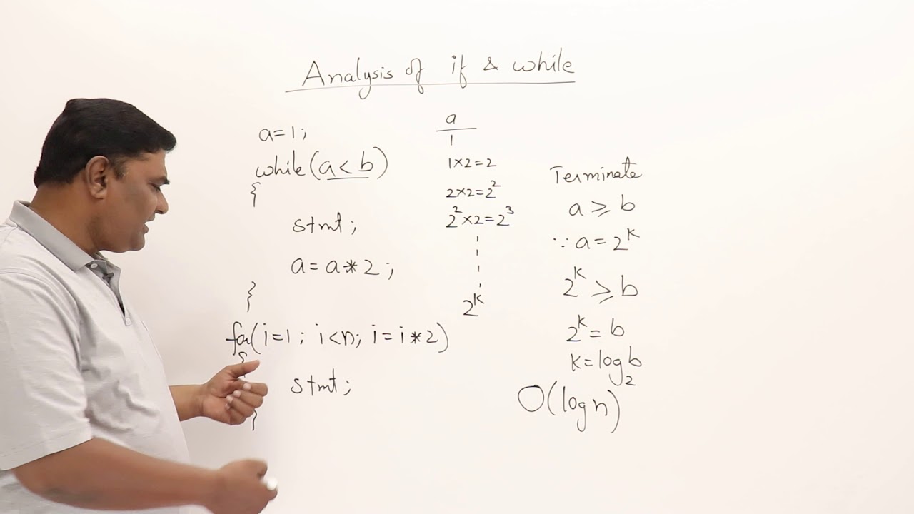 Understanding Time Complexity Of While Loops And Conditional Statements