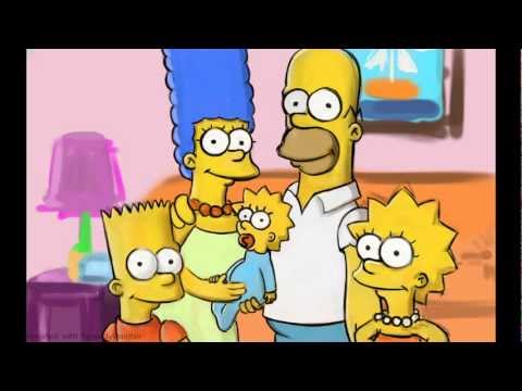 The Simpsons: drawing time lapse | SpeedyPainter