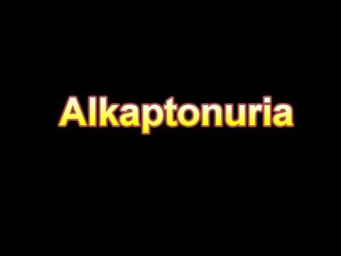 What Is The Definition Of Alkaptonuria (Medical Dictionary Online)