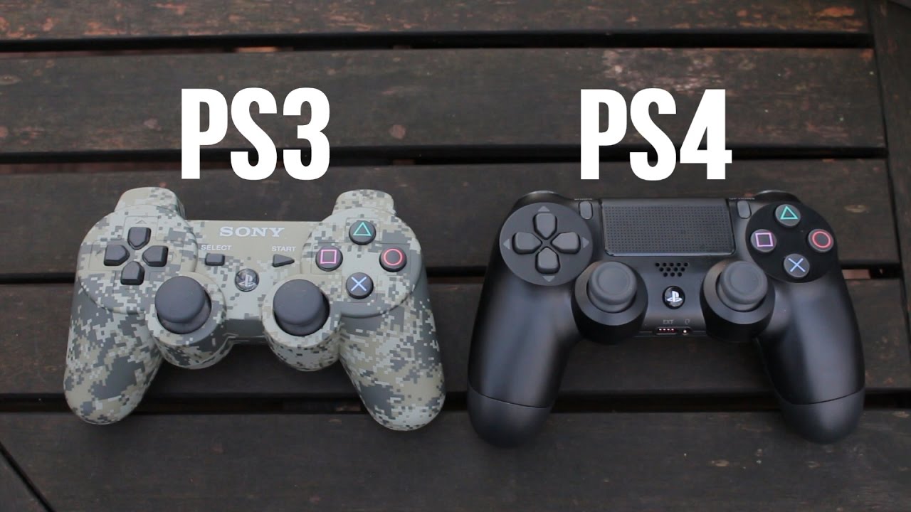 PS3 CONTROLLER VS PS4 CONTROLLER! (COMPARISON)