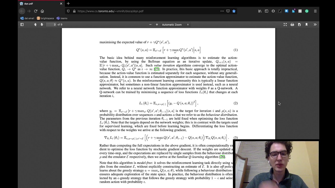 Playing Atari with Deep Reinforcement Learning - Part #1. [Machine Learning]