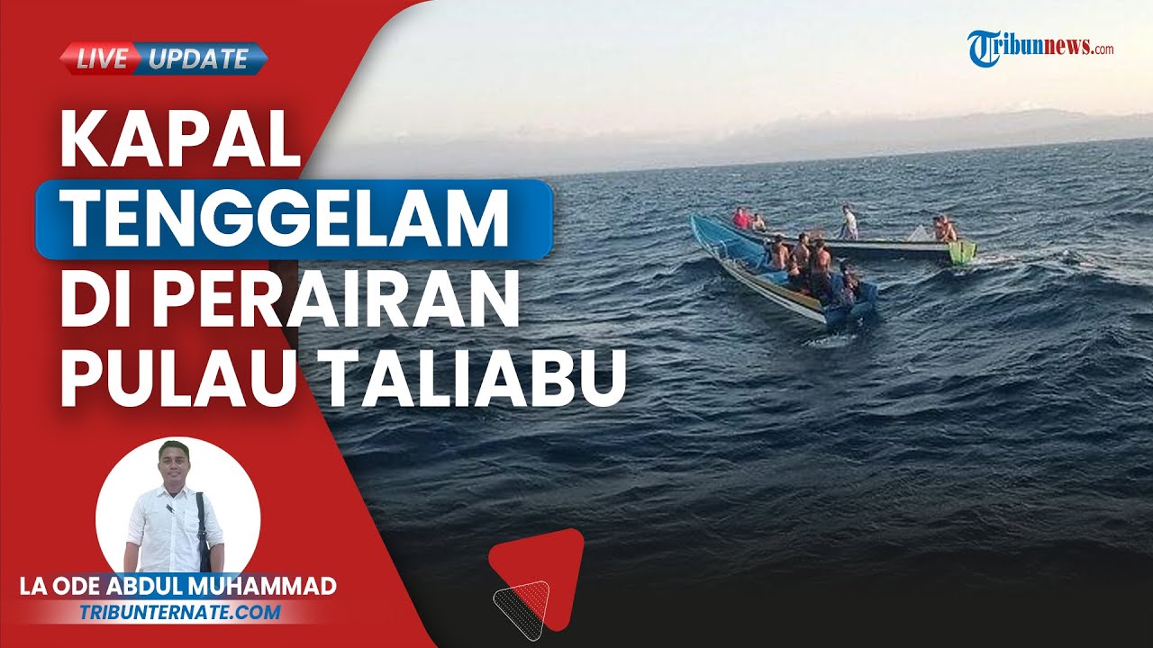 Kapal Muatan Barang Tenggelam di Perairan Pulau Taliabu karena Dihantam Gelombang Tinggi ...