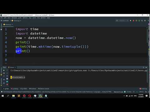 How to convert a date to the timestamp in Python