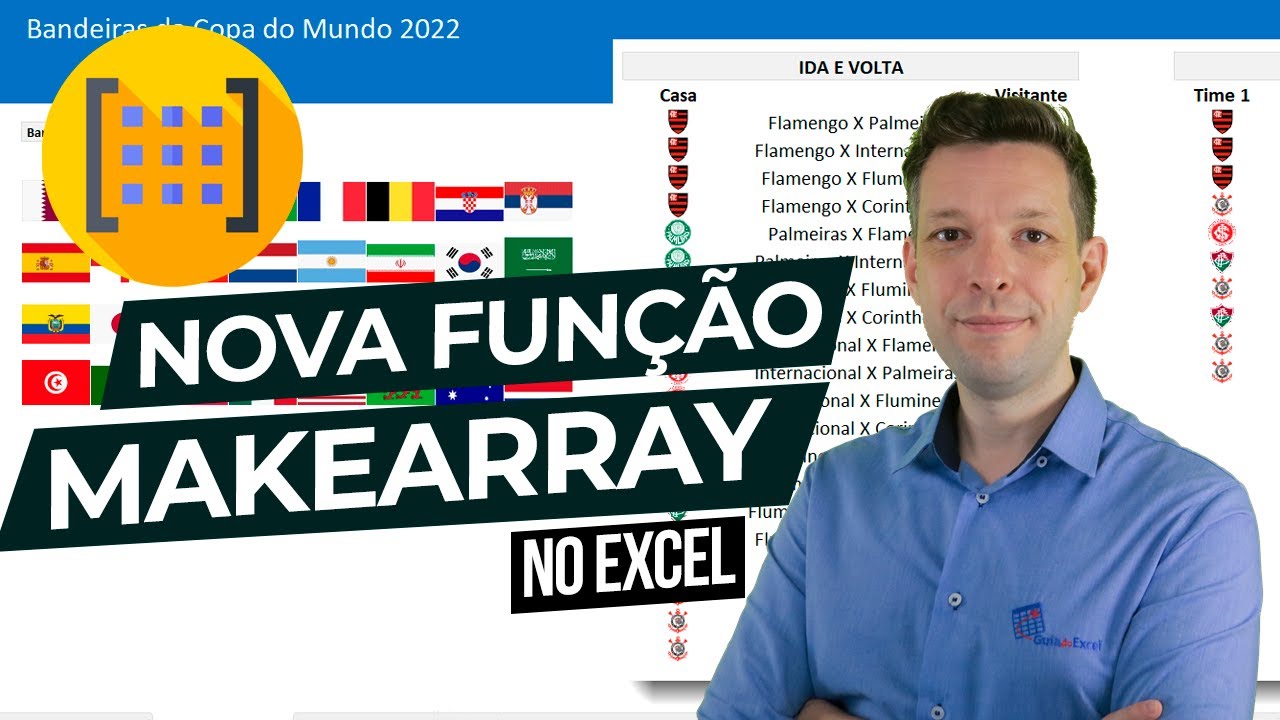 Nova Função MAKEARRAY Excel
