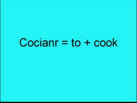 Spanish With Fidel Lesson 6A- Conjugating Regular Verbs