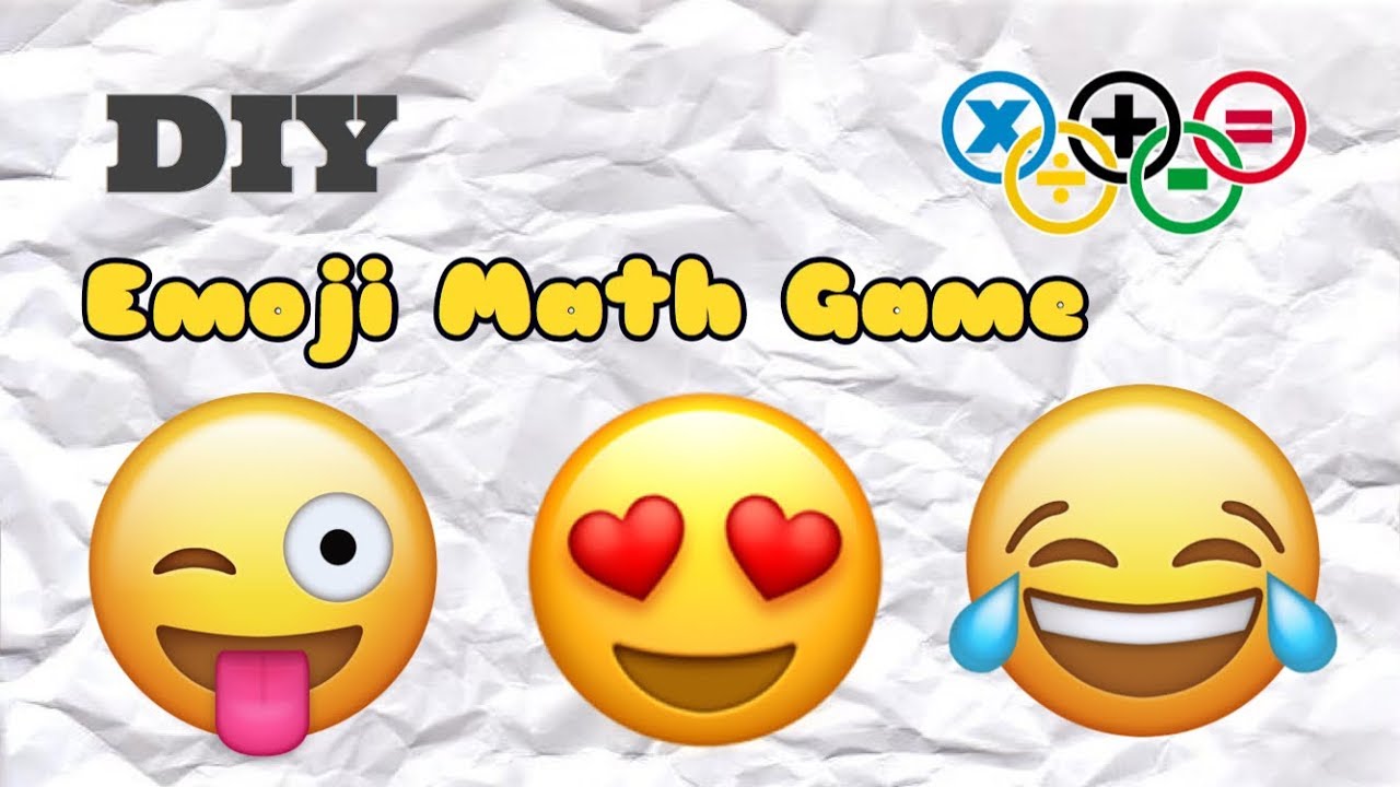 DIY Emoji Math Game