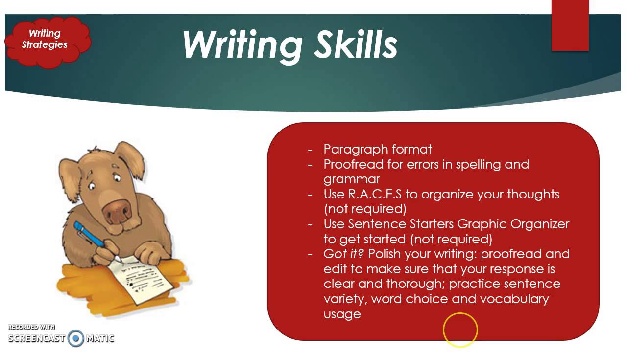 Constructed Response: Overview & Strategies
