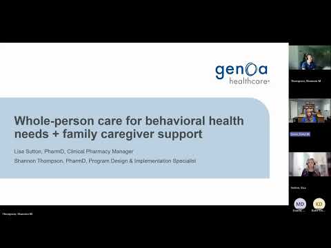 Educational series #3: Whole-person care for behavioral health needs + family caregiver support