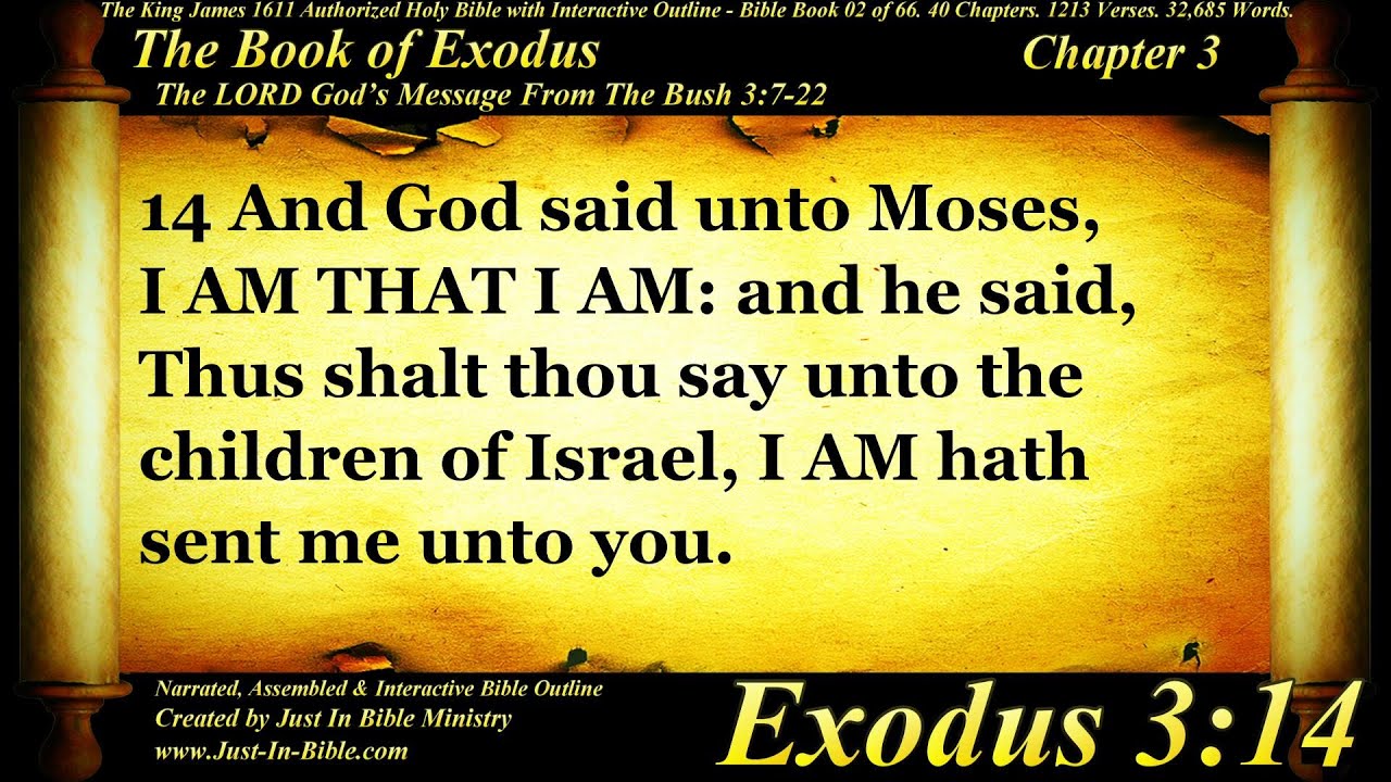 Exodus Chapter 3 - Bible Book 02 - The Holy Bible KJV Read Along Audio & Text