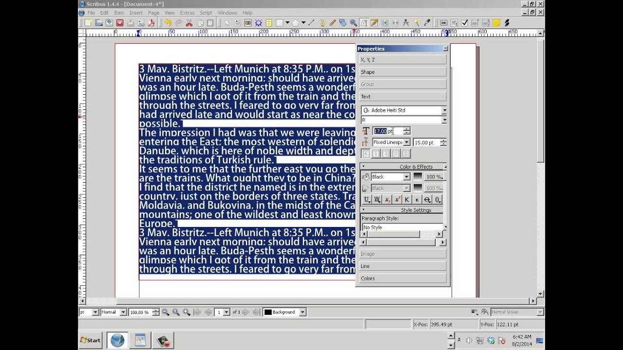 0105 Scribus (Text Edits)