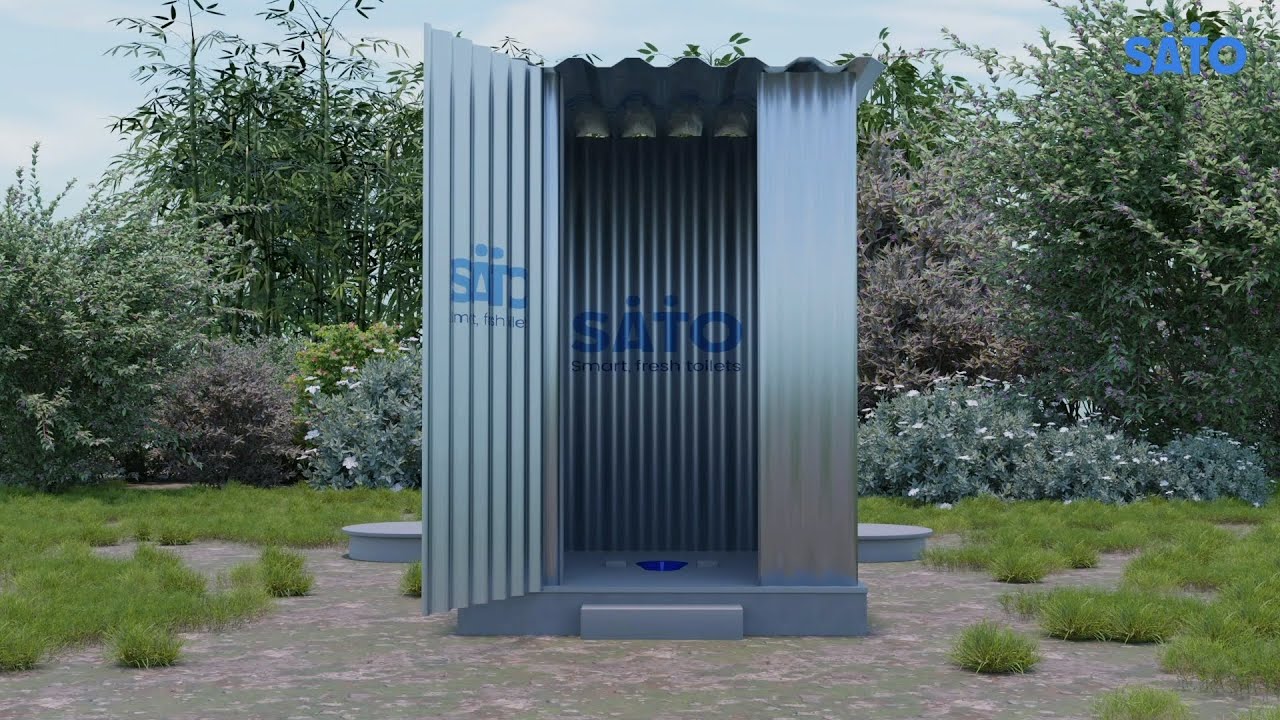 Sato V-Trap Installation Process | SATO Smart, Fresh Toilets | 3D Product Visualization | Blender