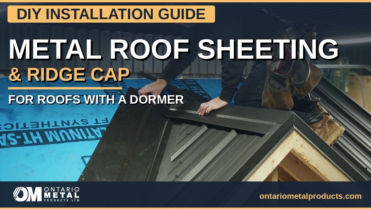 Metal Roof Sheeting and Ridge Cap - DIY Installation Guide