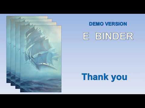 e-Binder DEMO VIEW - Manual (ENG version)