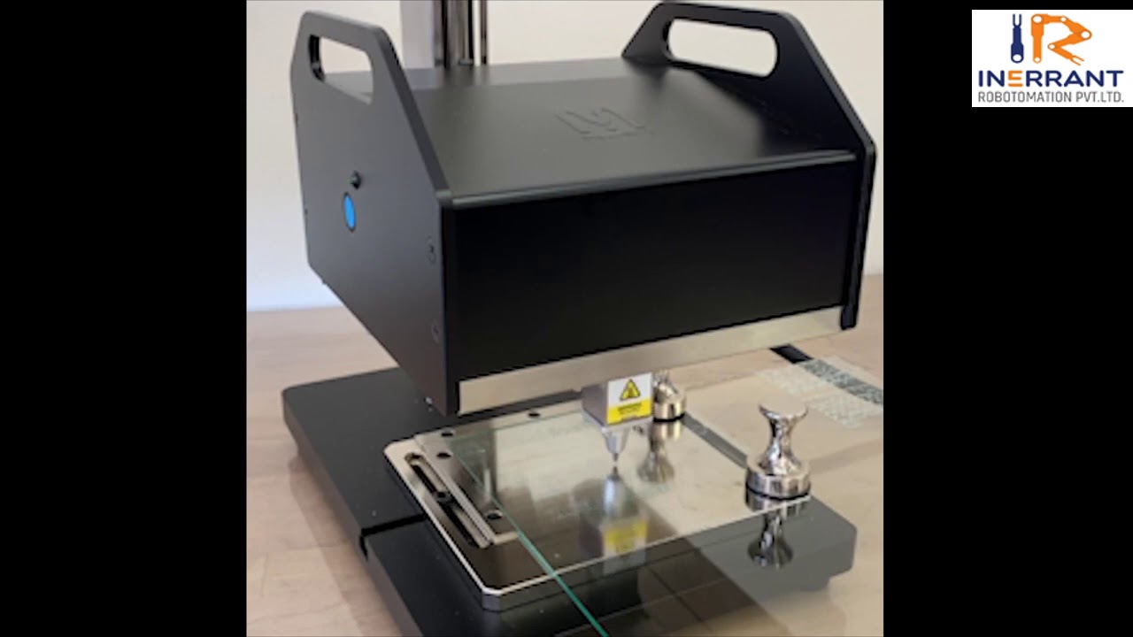 DOT PIN MARKING ON GLASS | INERRANT ROBOTOMATION | GLASS MARKING | PRECISE MARKING