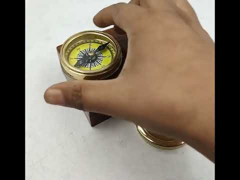 Brass Captain jack sparrow Compass Pirates Pocket#antique
