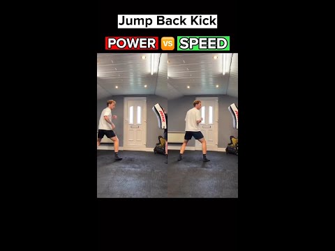 Jump Back Kick - Speed v Power - Tutorial - RDX Sports #shorts