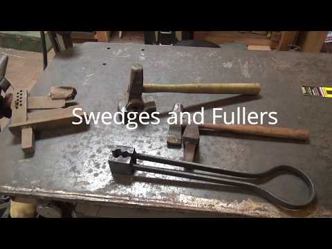 Blacksmithing tools. Swedges and Fullers - basic blacksmithing