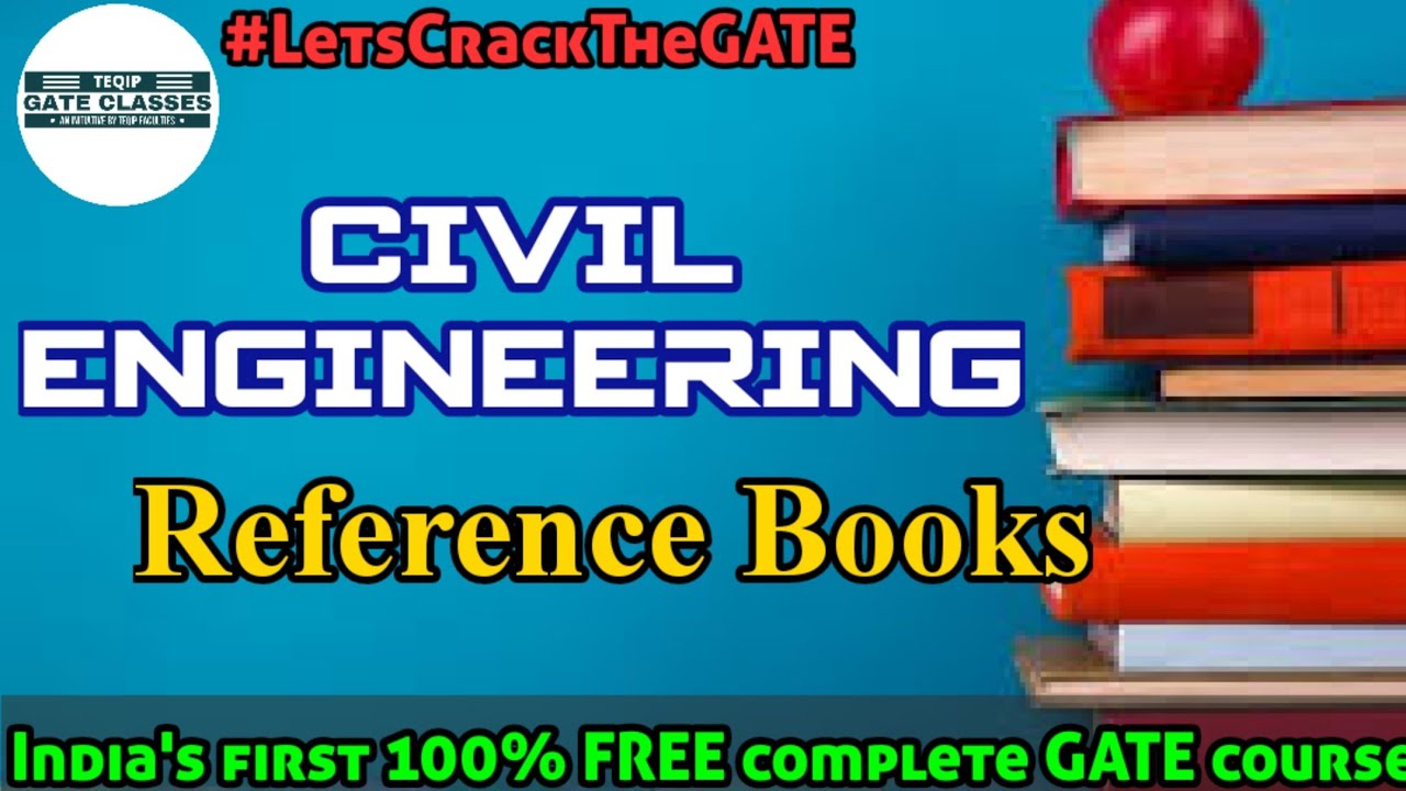 Reference Book List | Civil Engineering | #LetsCracktheGATE
