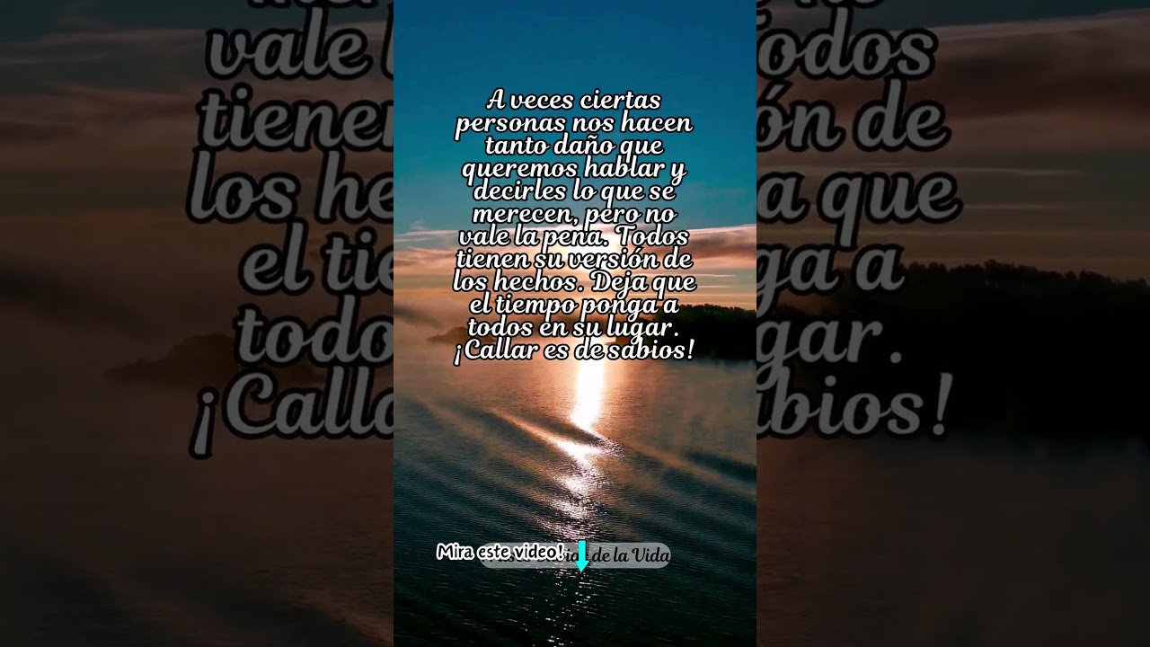 Cuando nos hacen daño/ Frases para reflexionar #frases