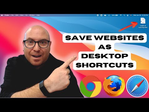 Save Websites as Desktop Shortcuts