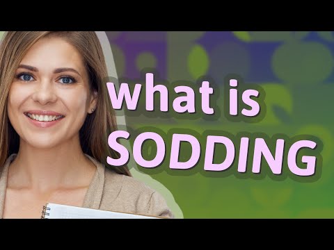 Sodding | meaning of Sodding