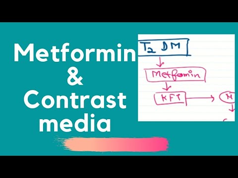 Metformin and iodinated contrast