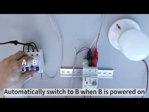 GEYA G2R Automatic Transfer Switch Din Rail ATS Dual Power Electrical