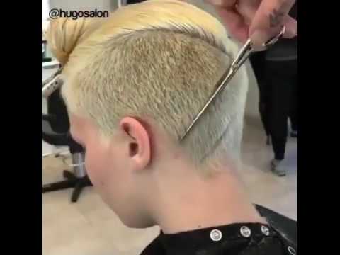 pelo rapado/de colores//candee cespedes