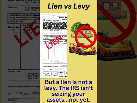 Got an IRS Tax Lien Notice? Don't Panic! -- Watch This First!