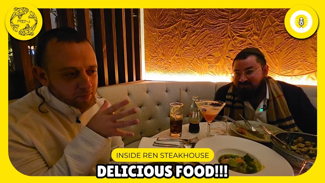 Inside REN Steakhouse - Kosher Fine Dining at a Michelin-Level Experience - The Perlowitz Show