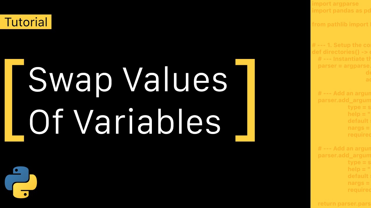Swapping Variable Values with Python