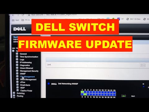 HOW TO UPDATE FIRMWARE on DELL N4032/N4032F/N-SERIES NETWORK SWITCH