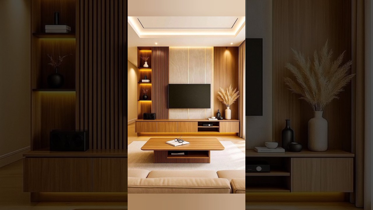 🔥 10 TV Unit Design That Elevates Your Living Room 😍 #shorts #shortsfeed #home #interiordesign