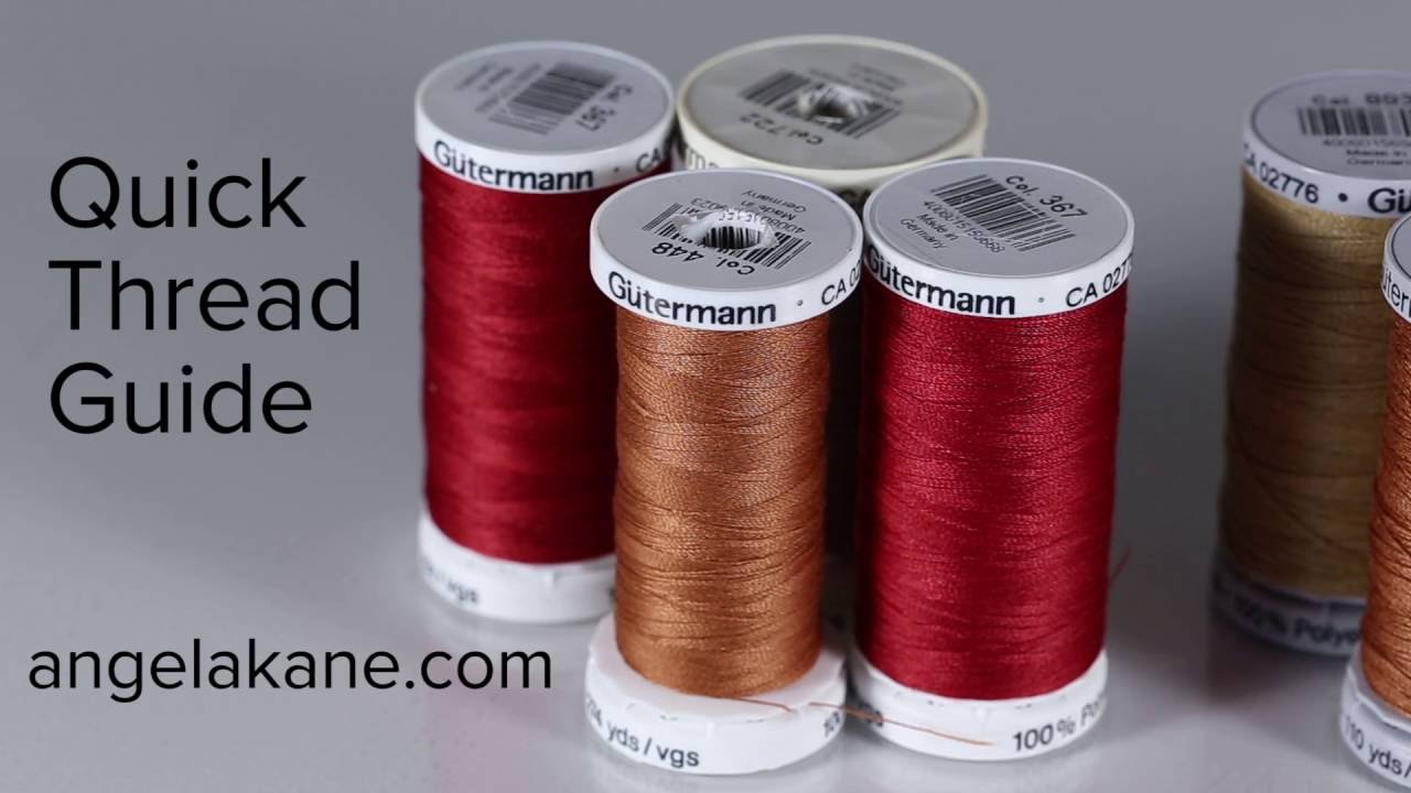 A Quick Guide to Sewing Threads