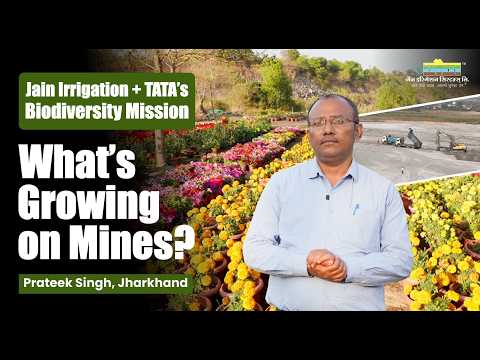 Jain Irrigation’s Incredible Work on Mined Land with TATA #greenrevolution