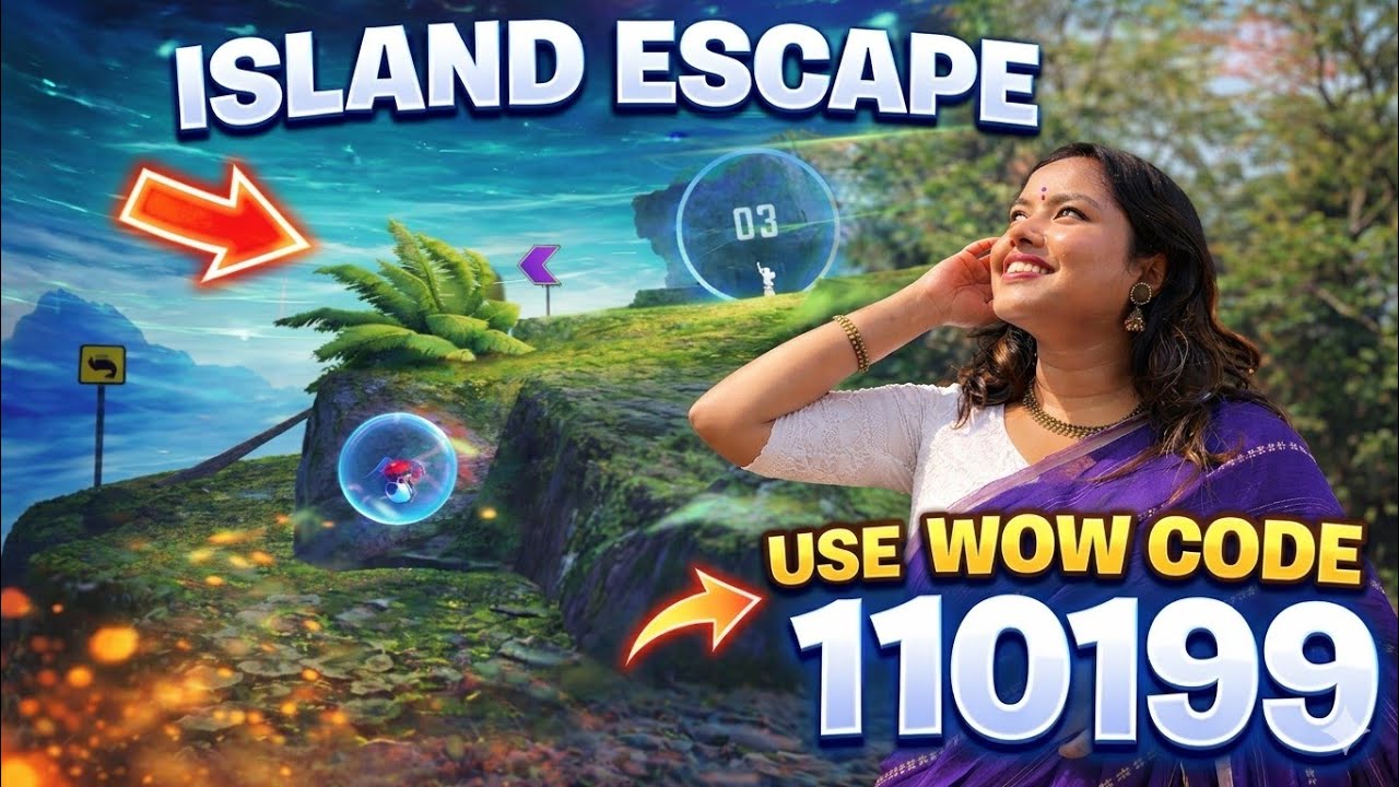 BGMI WOW CODE- 110199 | ISLAND ESCAPE | #bgmi #pubg #island #escape #code #wowmode #parkour #india 