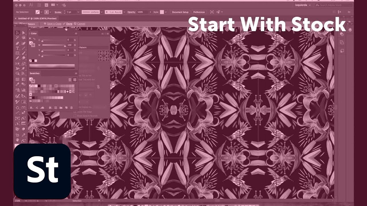 Creating a Tile Pattern with an Adobe Stock Photo | Adobe Creative Cloud